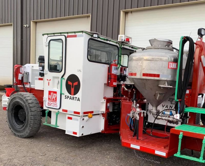 Underground Anfo Loader Utility Vehicle Mining Charger Truck for Mines