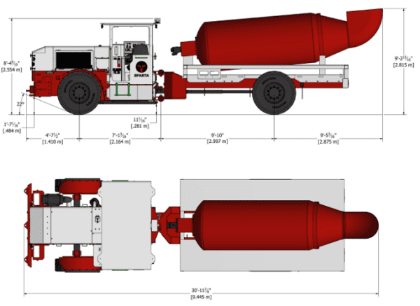 Underground Transmixer Mining Equipment Manufacturer Mobile Mine Gear