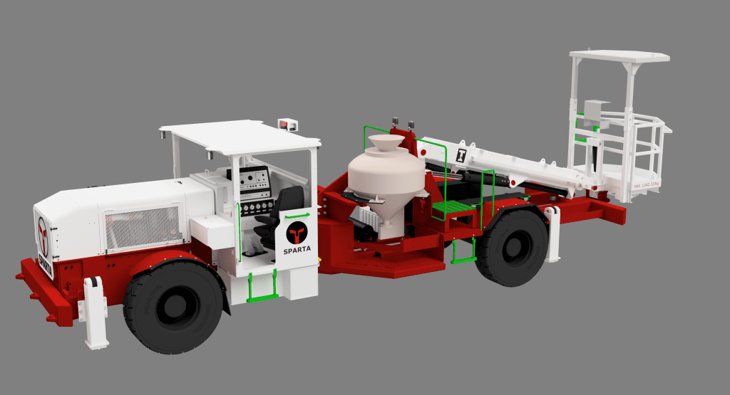 Underground Anfo Loader Utility Vehicle Mining Charger Truck for Mines